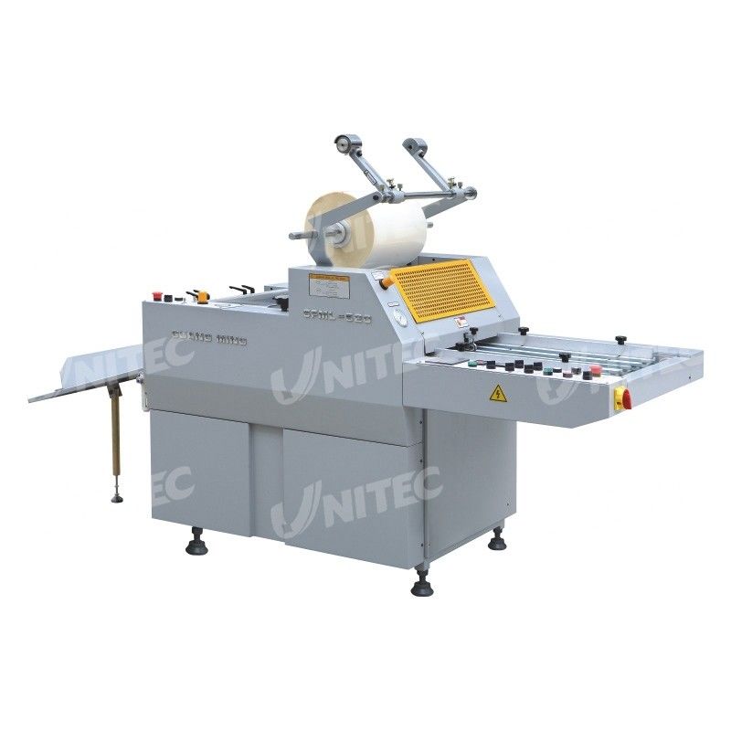 Semi Automatic Roll Laminator Machine Single Sided Heated Roll