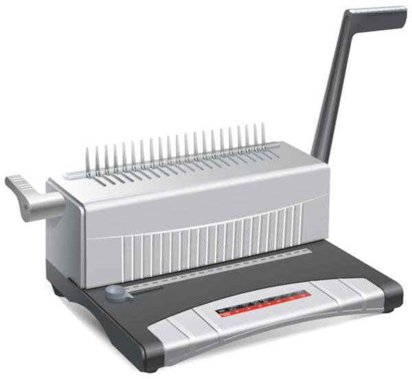 Table Top Comb Binding Machine Electric Book Binder 310X560X385 mm CB-1410