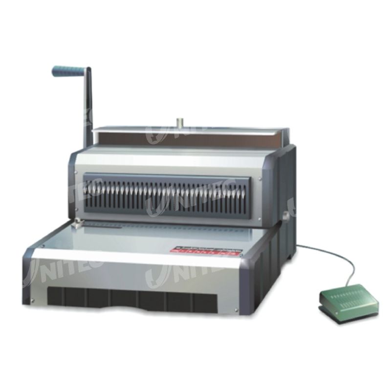 CE Electric Wire Binder Machine 297mm Binding Width For Calendar ...